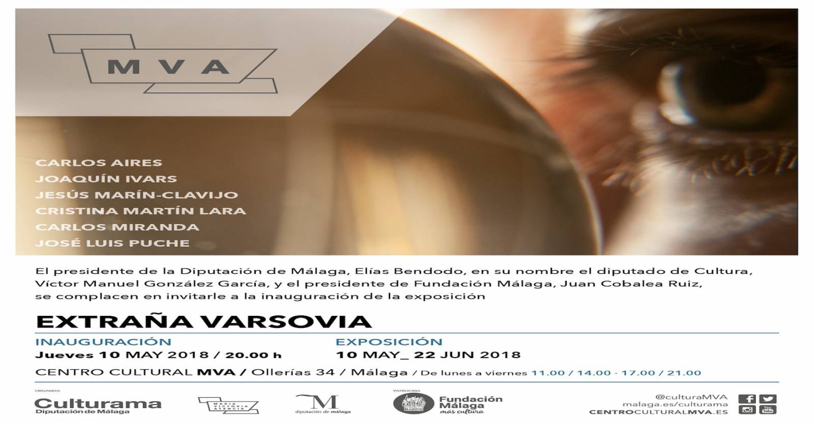 Invitacion oficial | Blog de la Facultad de Bellas Artes de Málaga